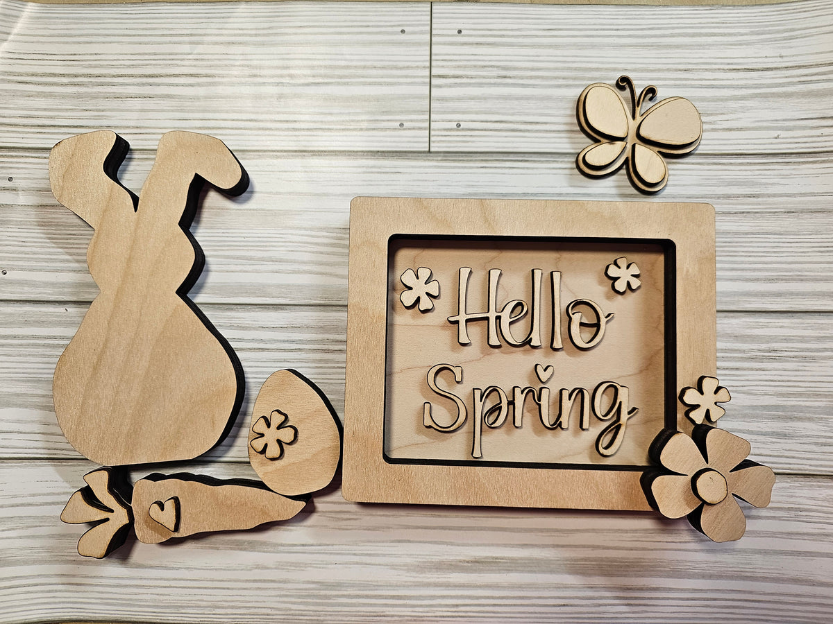 Hello Spring Chunky Wonky Bunny set – Crafting with Kimber