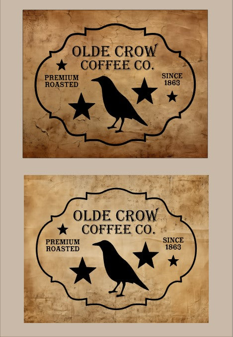 Olde Crow Coffee Company Printable **Free** – Crafting with Kimber