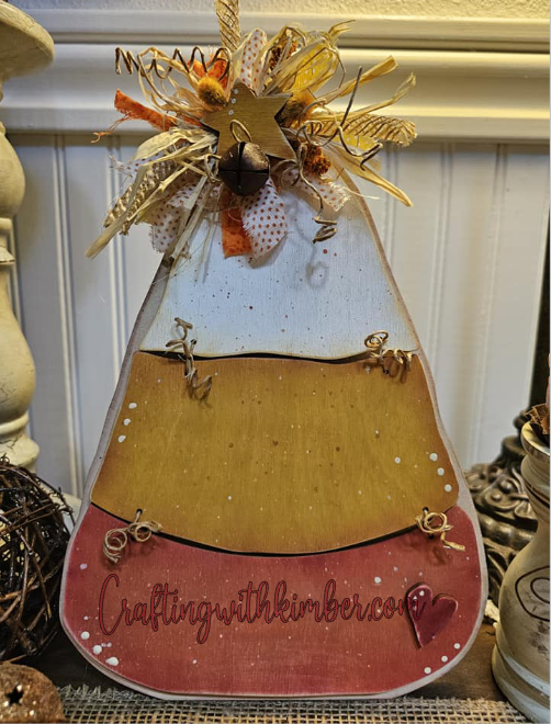 Chunky Wonky Candy Corn shelf sitters – Crafting with Kimber