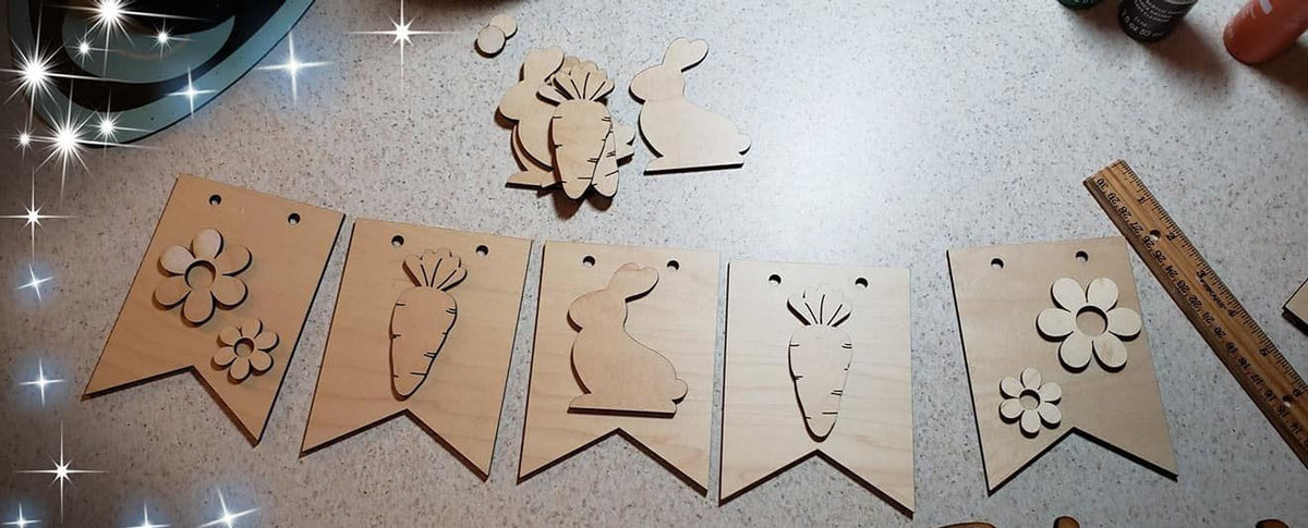 Easter Banner Kit – Crafting with Kimber