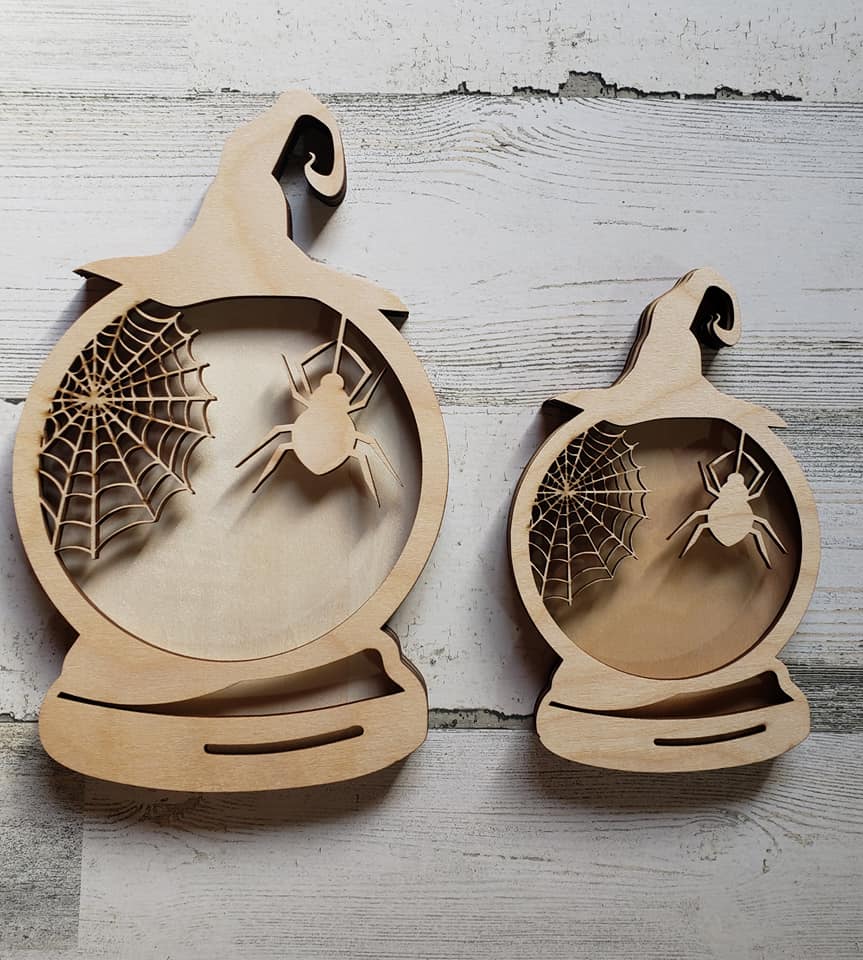 Crystal Ball Halloween Shaker kits – Crafting with Kimber